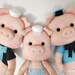 The Three Little Pig Fairy Tale Dolls Nursery Decor Party - Etsy
