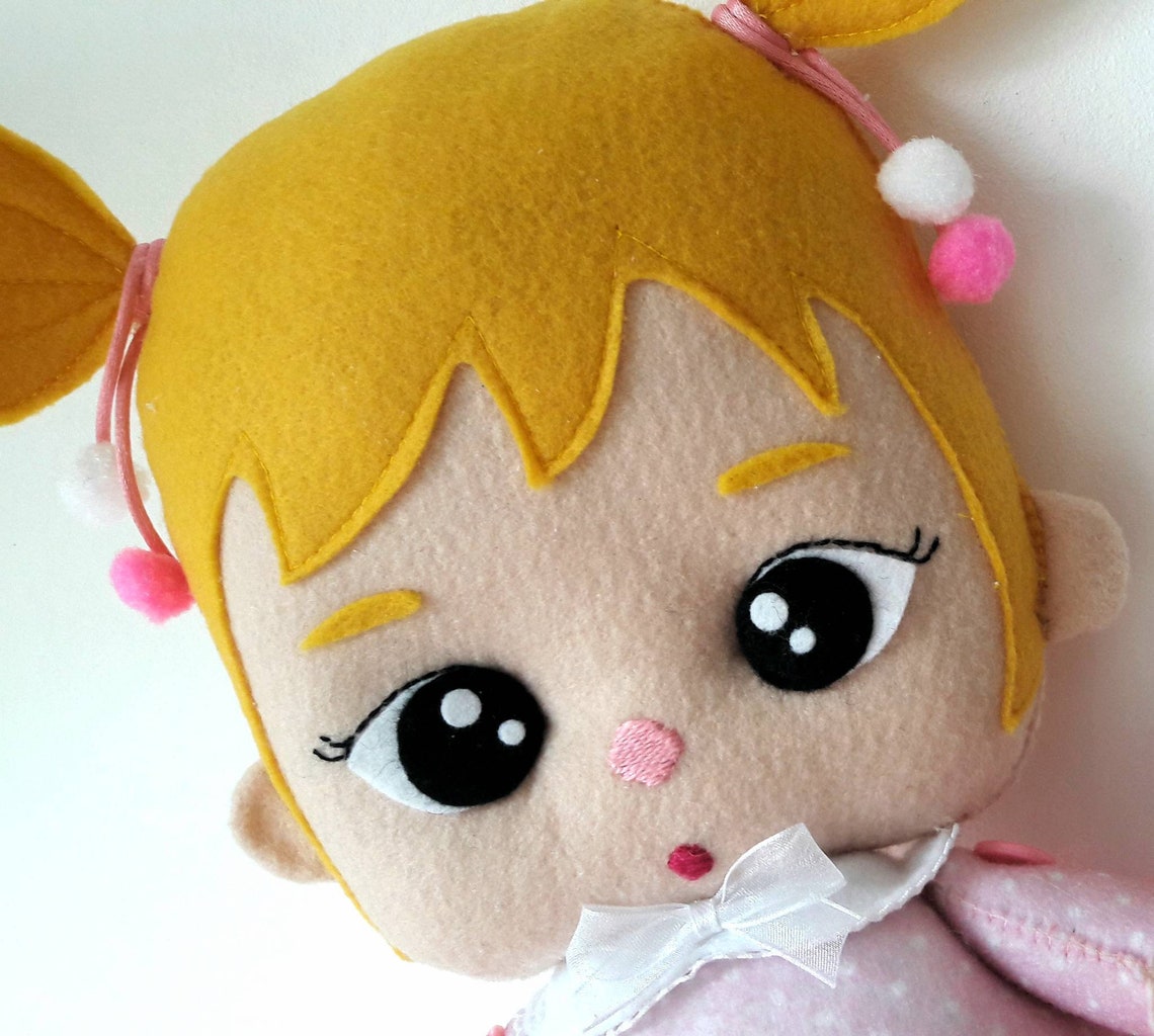 Handmade Felt Doll / Girls Gifts / Felt Doll/ Cute Doll / - Etsy