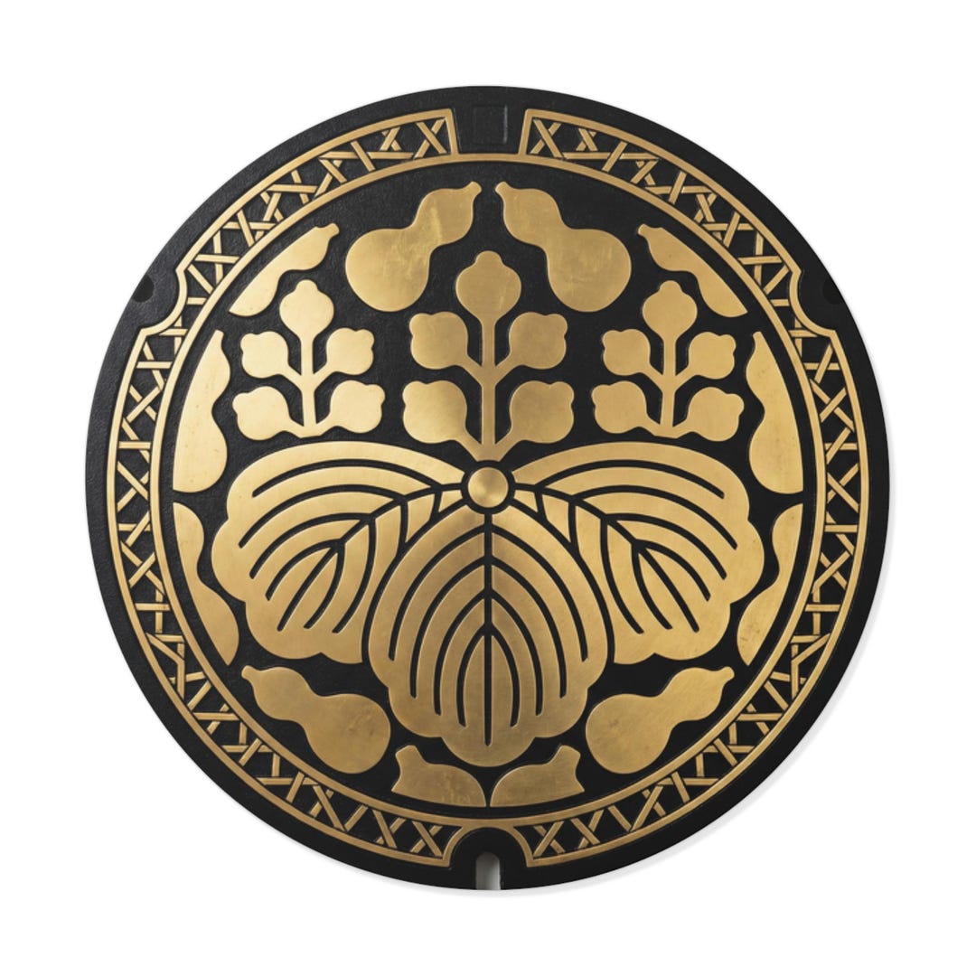 Japanese Manhole Art Vinyl Stickers - Original Urban Street Aesthetic ...