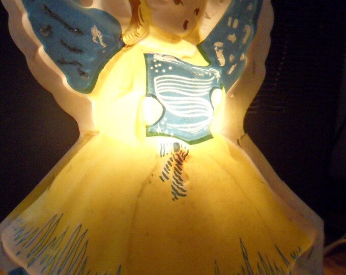 1940s Vintage Christmas Angel Lighted Window Angel Fabulous Retro ...