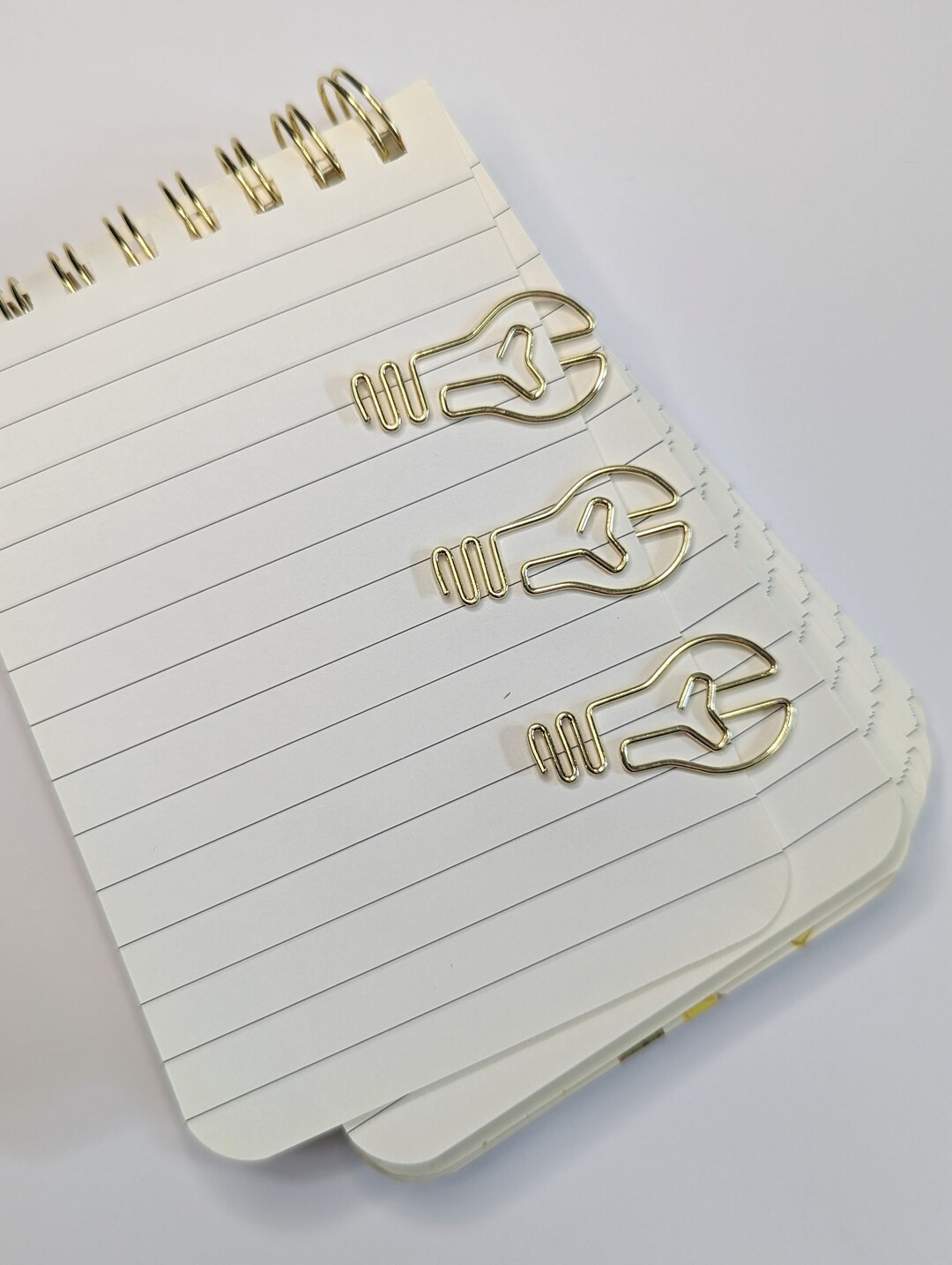 Lightbulb Shaped Gold Paperclip Set - Etsy