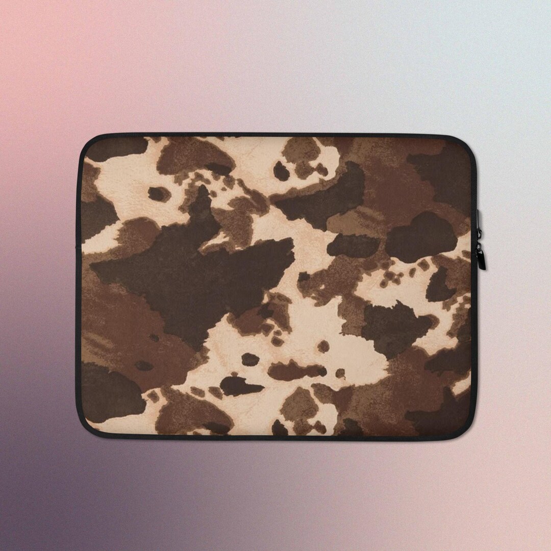 Cow Print Laptop Sleeve | Western Laptop Sleeve Aesthetic Laptop Case ...