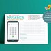 Editable, Instant Download Phone Number Learning Worksheet: Printable ...