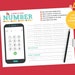 Editable Instant Download Phone Number Learning Worksheet: - Etsy