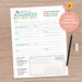 Editable, Instant Download Home Address Learning Worksheet: Printable ...