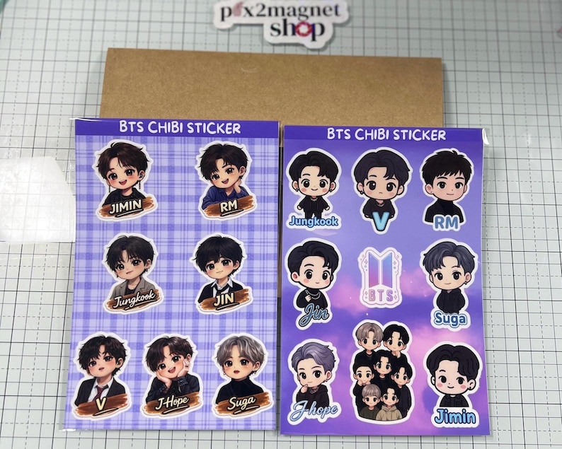 BTS Inspired Sticker | Waterproof Vinyl Decals | Kpop Merch for Army ...