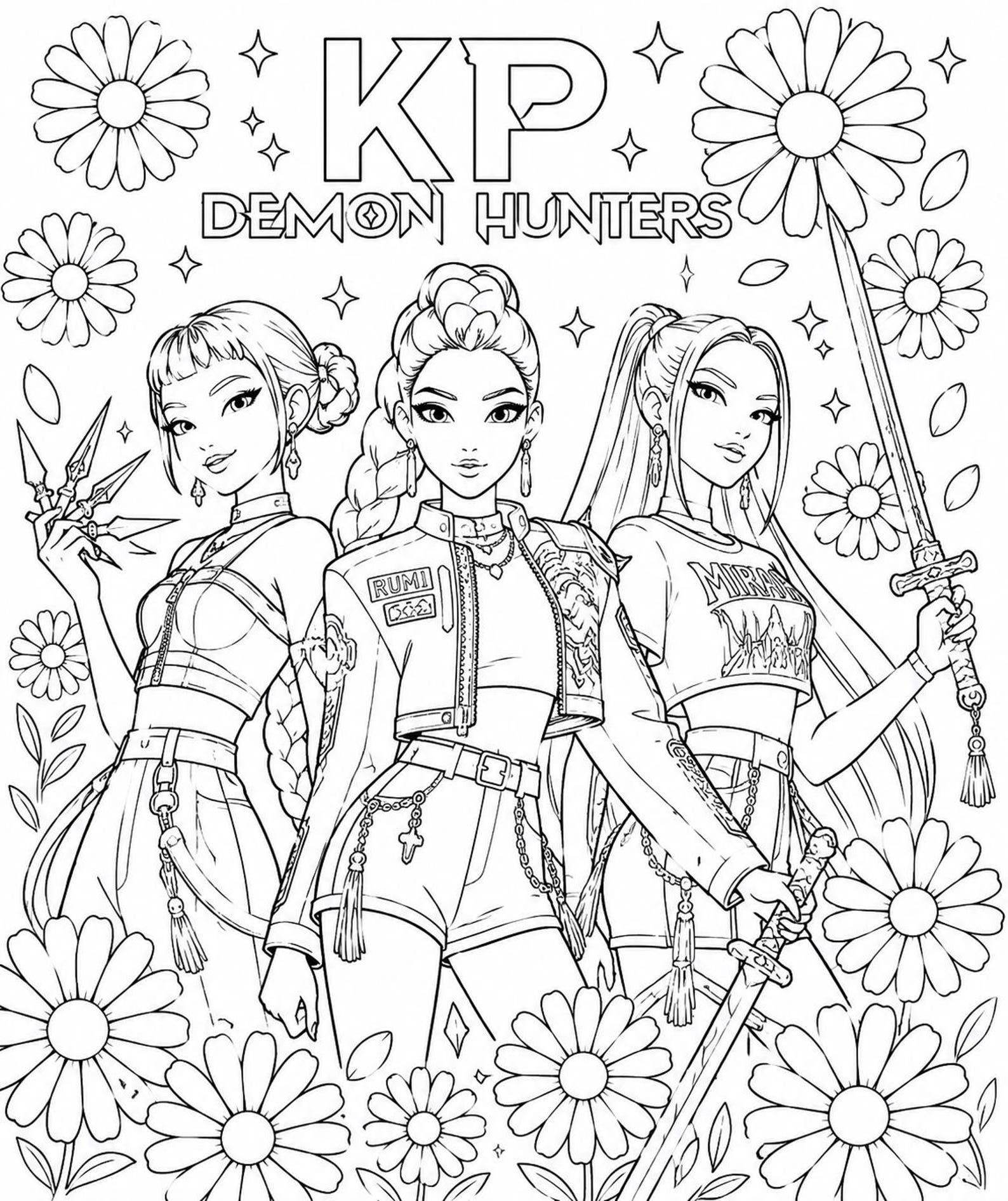 Kpop Coloring Page - Etsy Australia