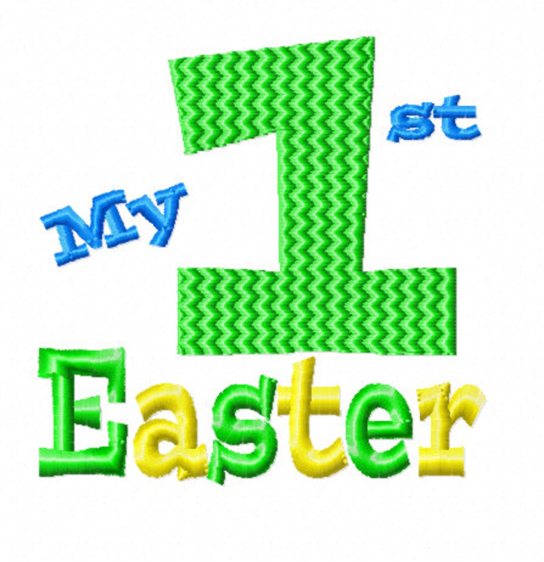 My 1st Easter Embroidery Design - Etsy