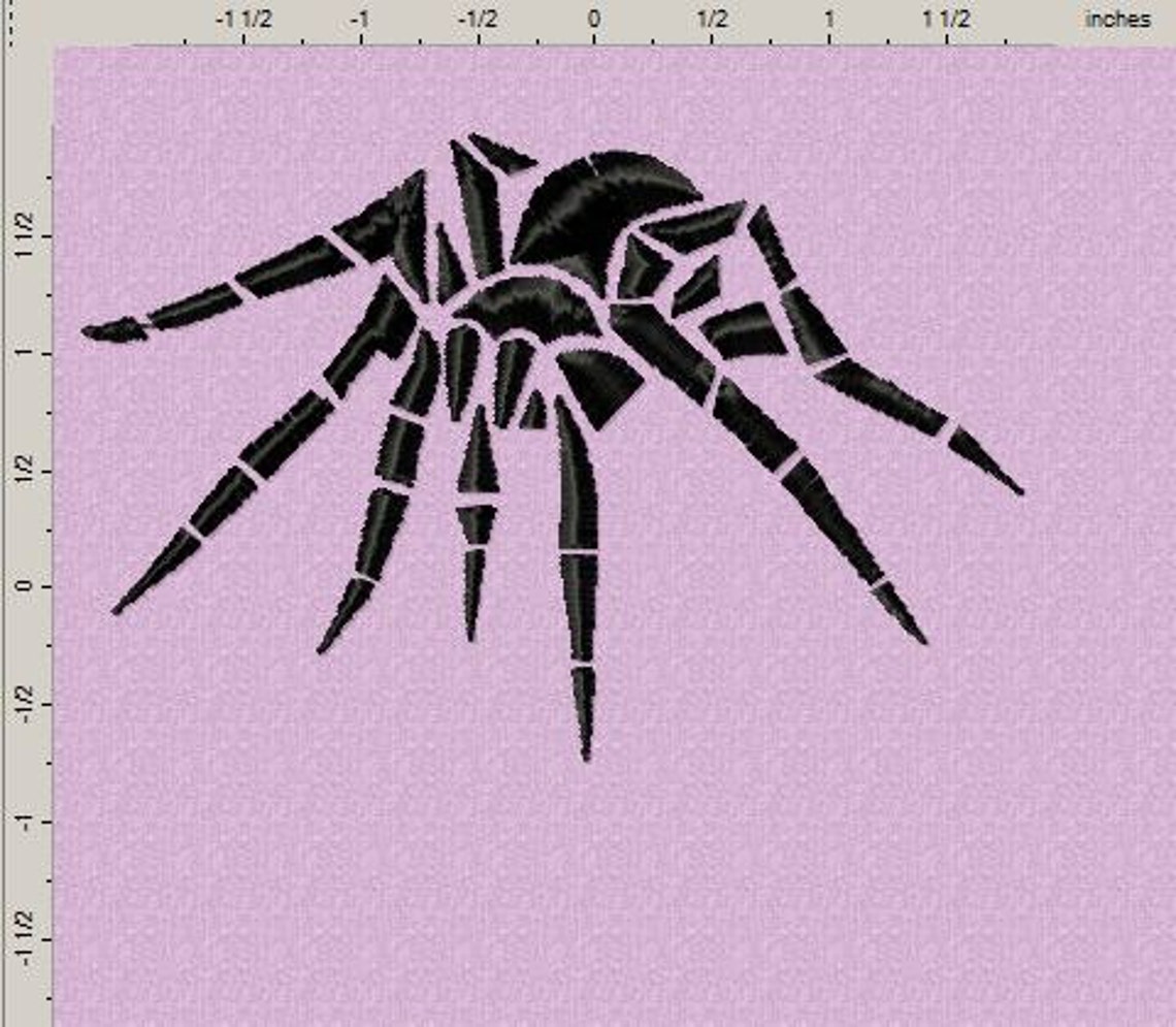 Spider Embroidery Design - Etsy