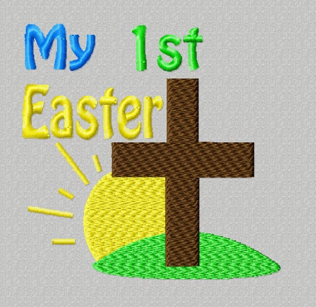 My 1st Easter Embroidery Design - Etsy