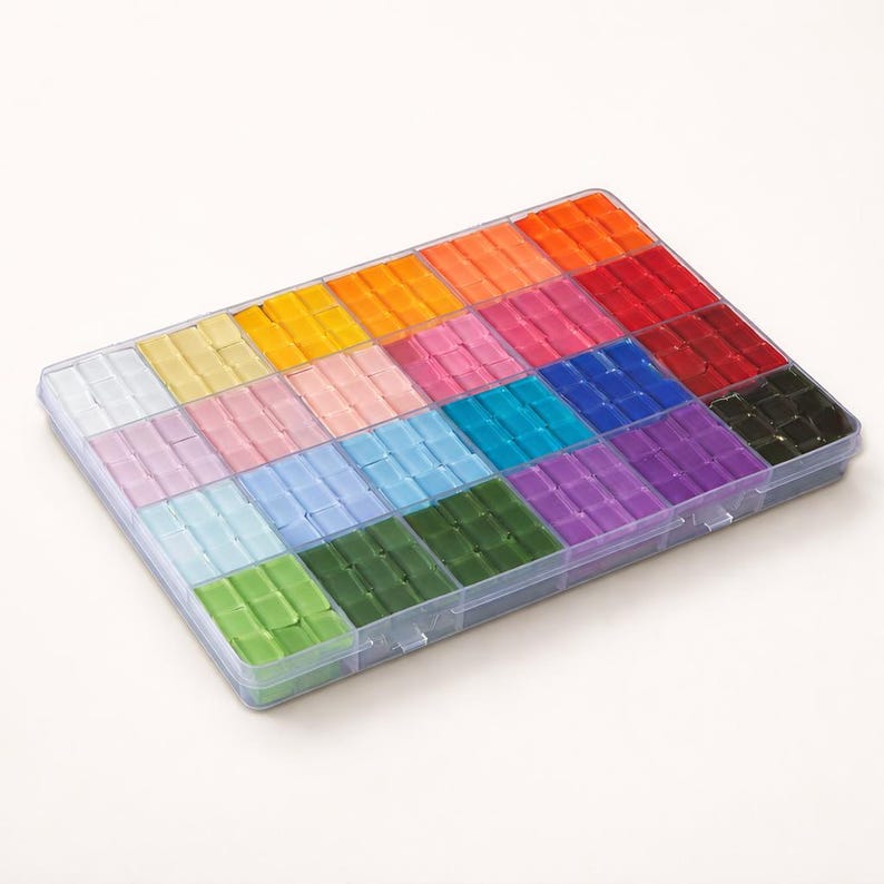 720 Glass Mosaic Tiles – 10mm – Multiple Colours - Etsy UK
