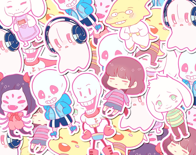 UNDERTALE Sticker Set - Etsy
