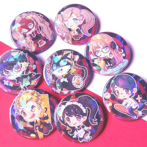 Persona 5 1.5 Inch BUTTONS PINS - Etsy