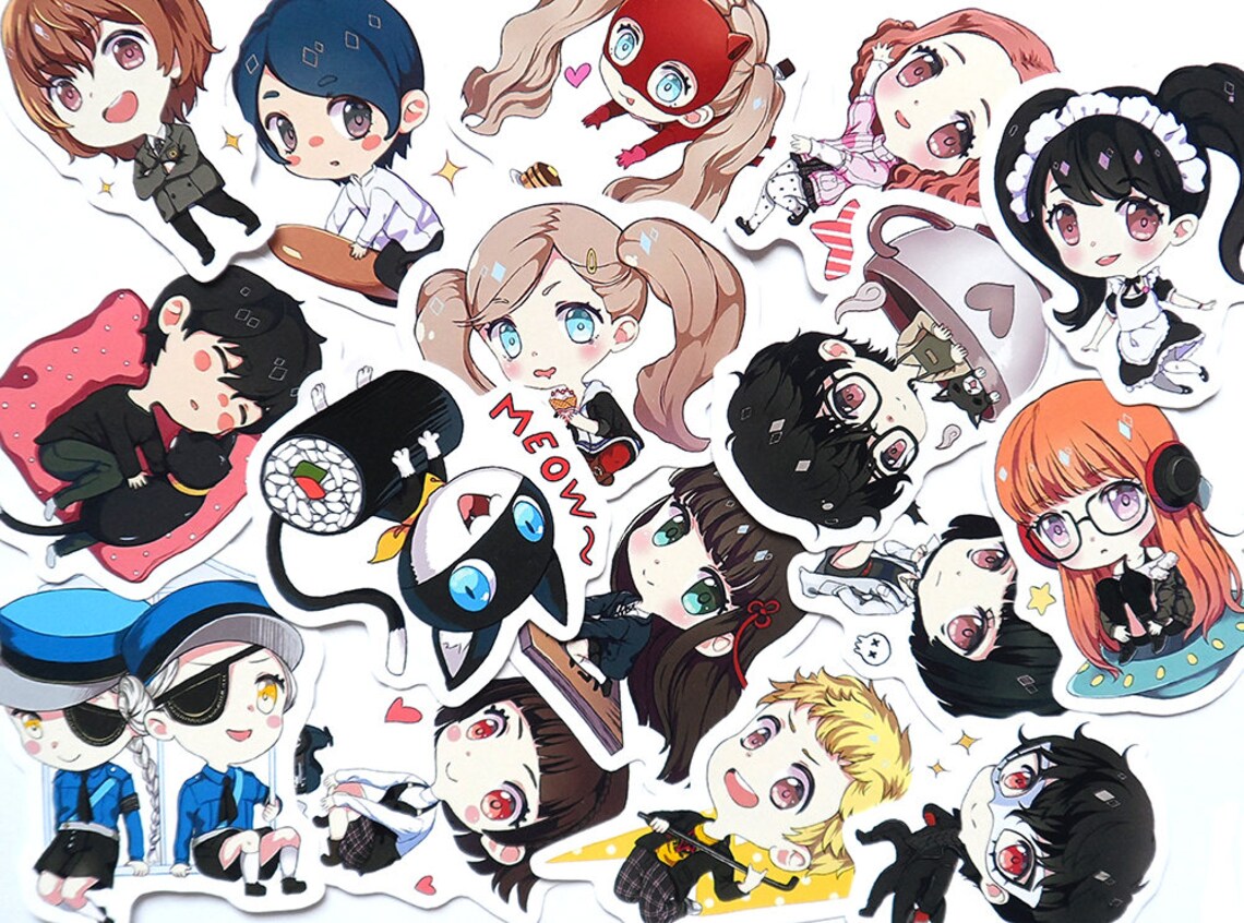 Persona 5 Sticker Set - Etsy
