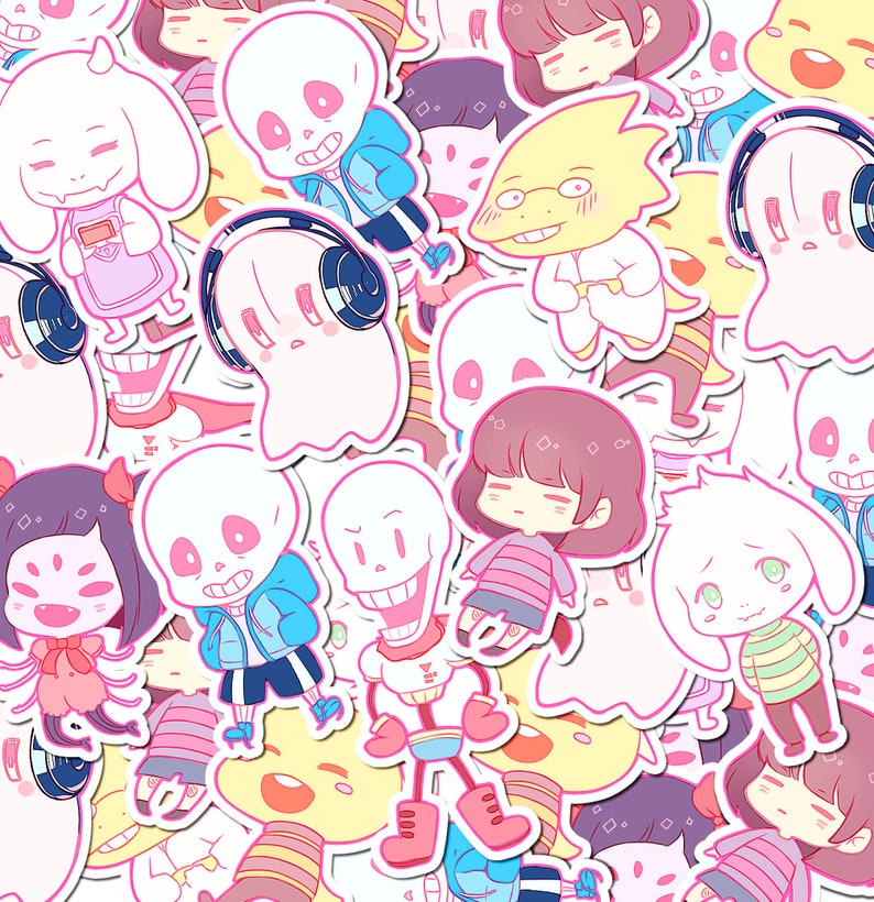 UNDERTALE Sticker Set - Etsy