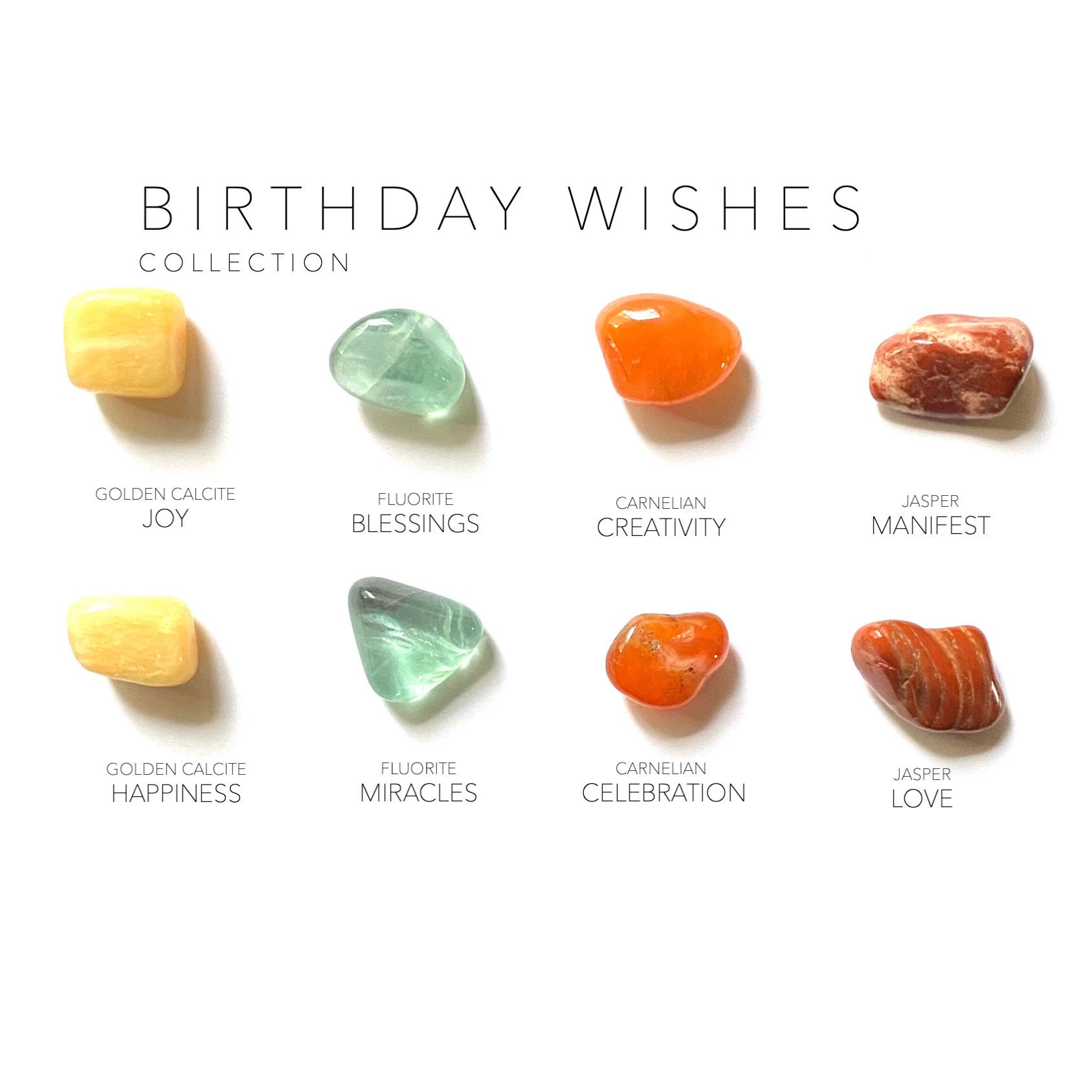 BIRTHDAY WISHES Rox Box Crystal Gemstone Gift | Etsy