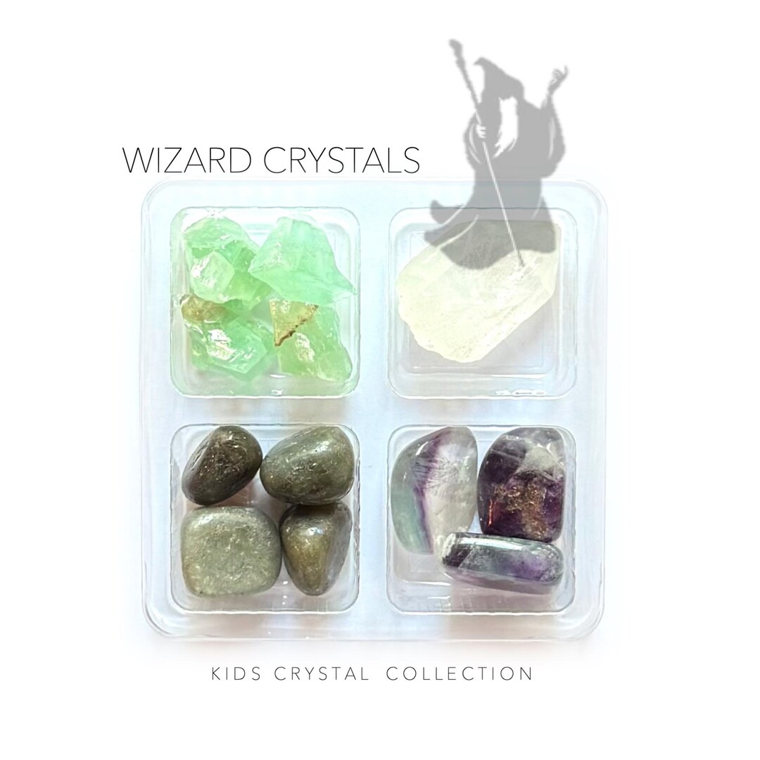 WIZARD CRYSTALS - Kid Crystal Set - Children's Rock Collection - Etsy