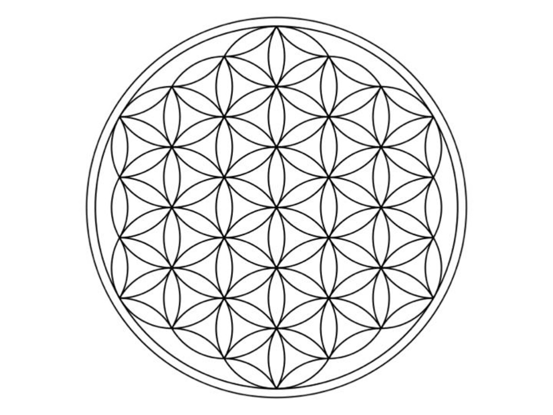 PRINTABLE CRYSTAL GRID Template Package Sacred Geometry | Etsy