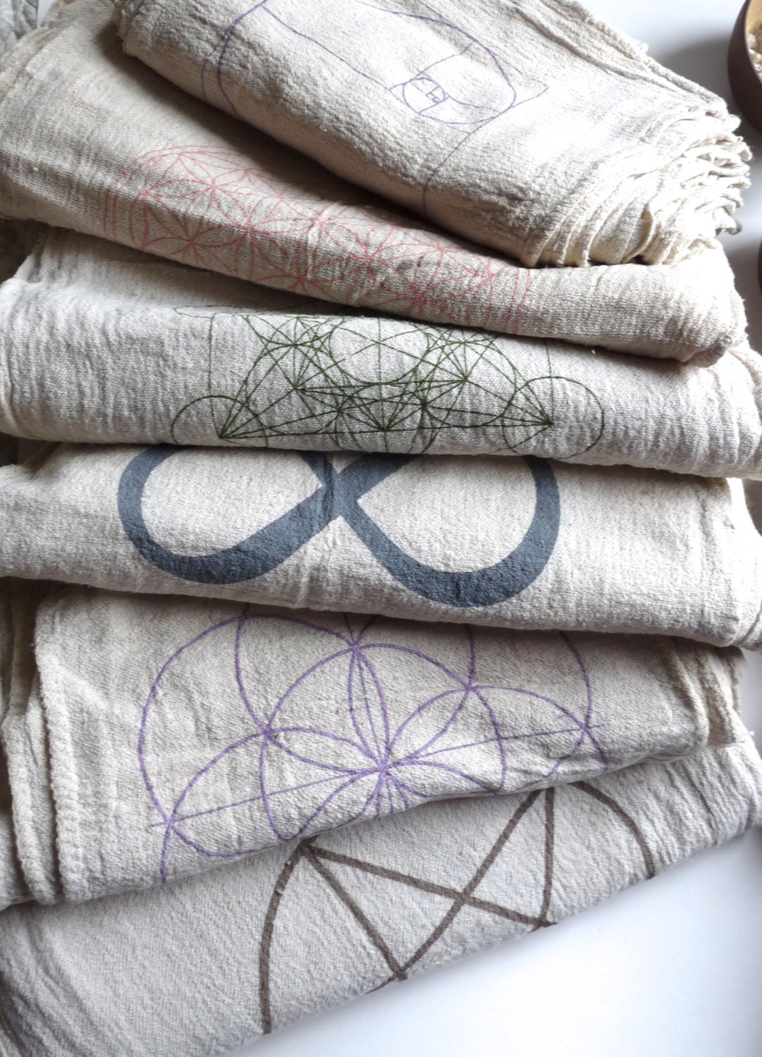 CRYSTAL GRID CLOTHS Set of 3 Choose Any 3 Designs - Etsy