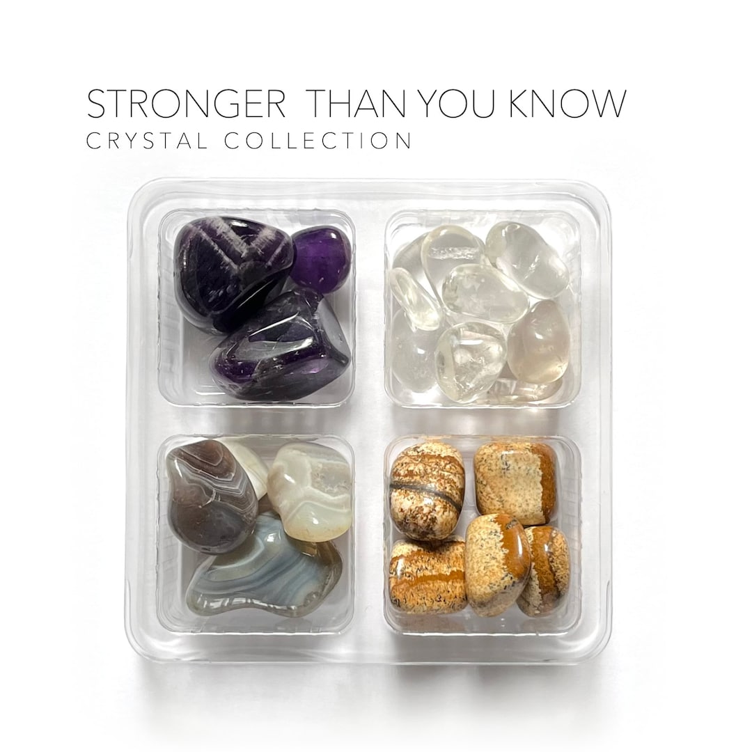 STRONGER THAN You KNOW --- Rox Box -- Crystal Gift, Encouragement Gift ...