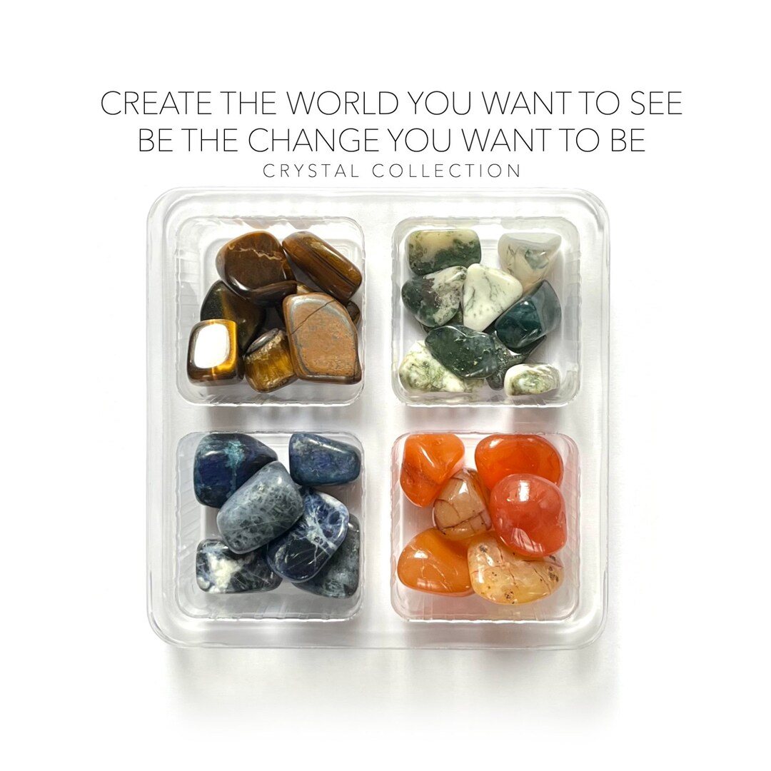 BE THE CHANGE - Rox Box - Crystal Set - Gemstone Kit - Etsy