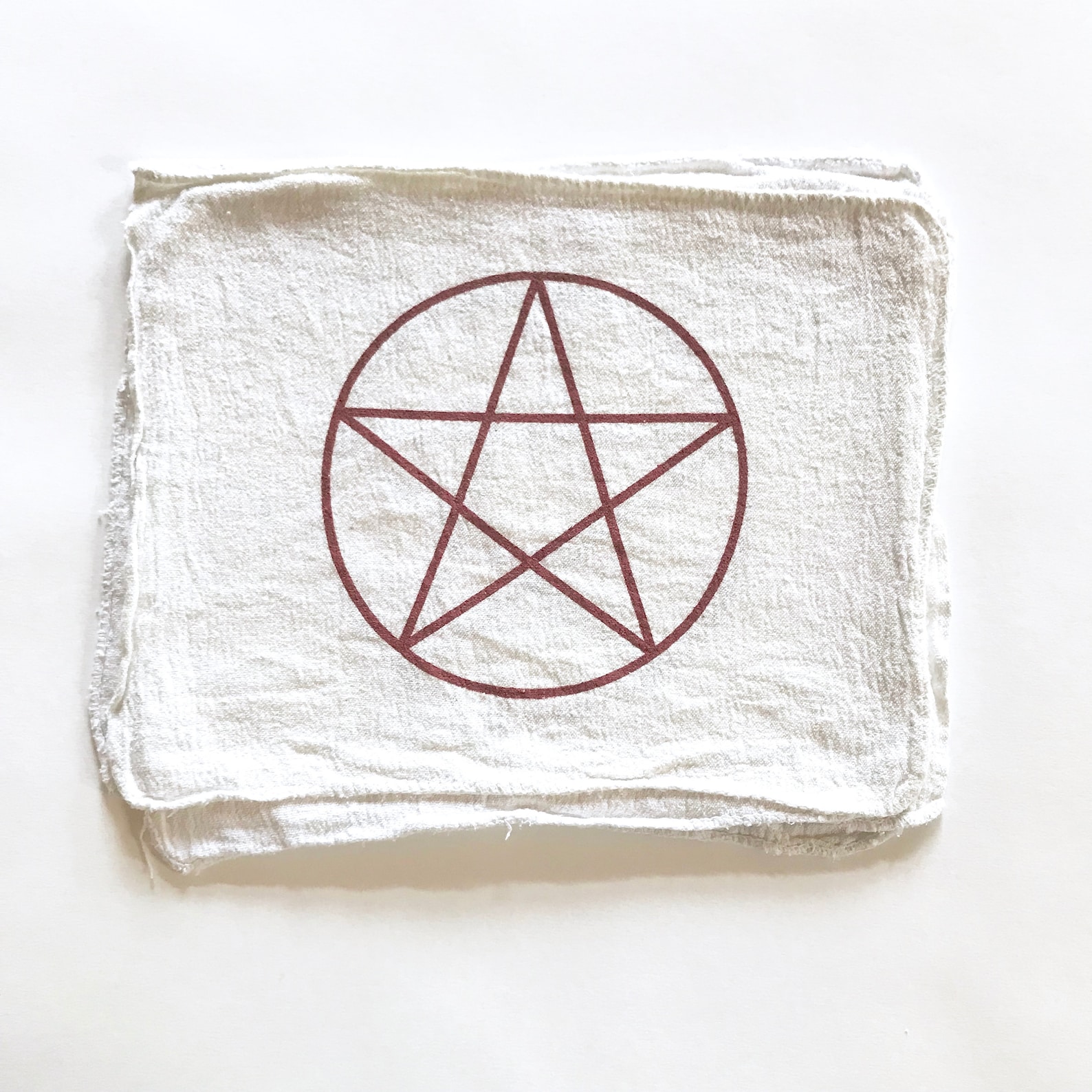 PENTAGRAM - Crystal Grid Cloth - Red - Etsy