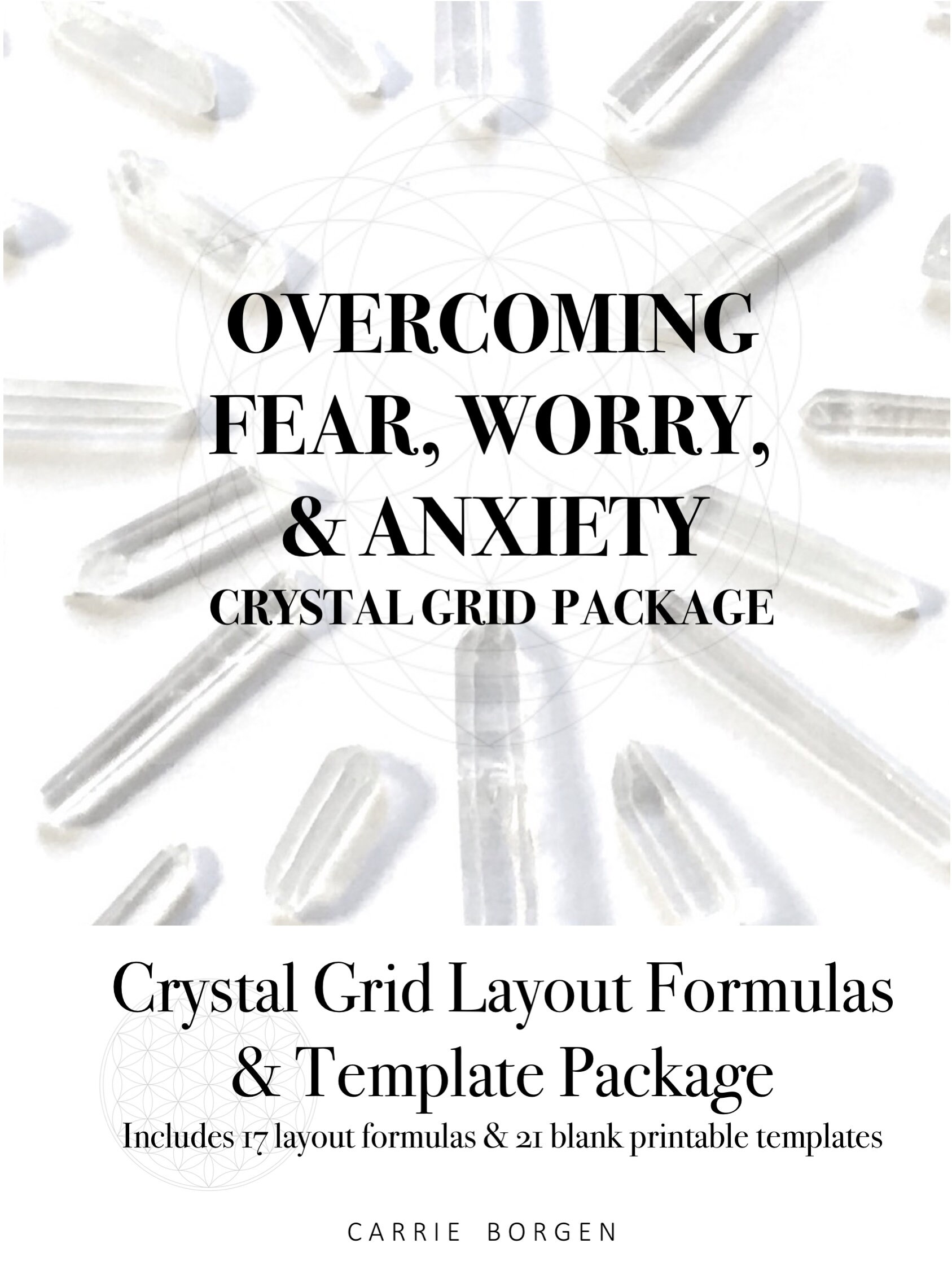 Printable Crystal Grid Templates Crystal Grid Formulas | Etsy