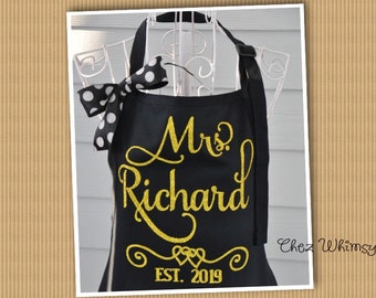Mrs apron | Etsy
