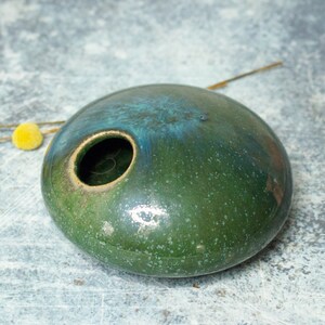 Joel Sampson Copper Crane Pottery Ikebana Branch Vase - Etsy