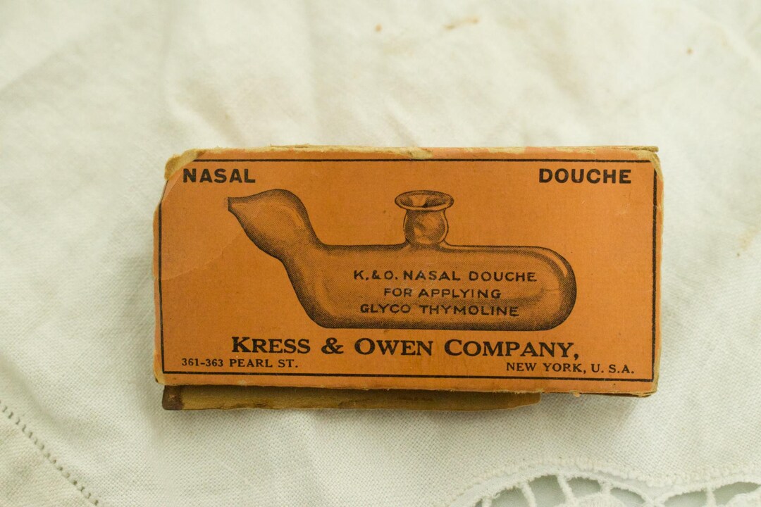 Antique Kress & Owen Nasal Douche- Medical Oddities- Collectibles - Etsy