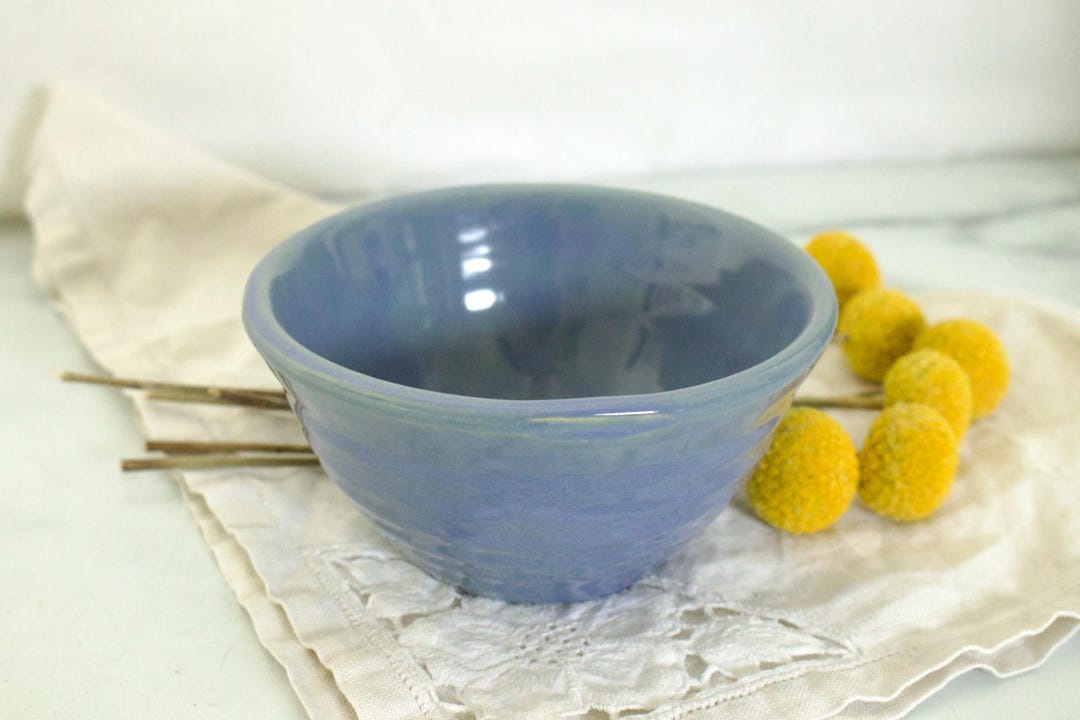 Bauer Delph Blue Ringware Bowl - Etsy
