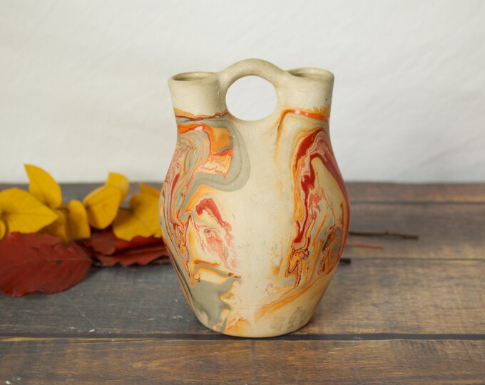 Nemadji Pottery Swirl Pottery Wedding Vase - Etsy