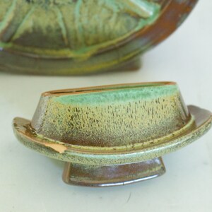 Frankoma Pottery Green Wagon Wheel Tea Pot AS IS - Etsy