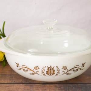 Pyrex Golden Tulip - Etsy
