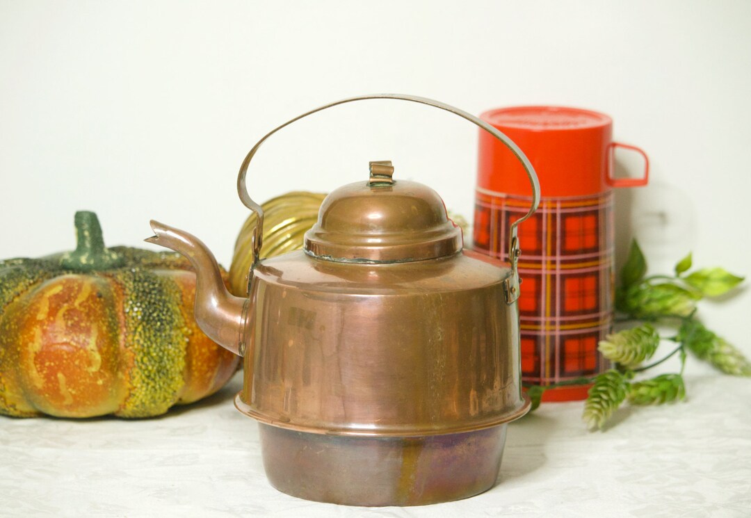Antique Swedish Copper Kettle- Decorative Use Only - Etsy