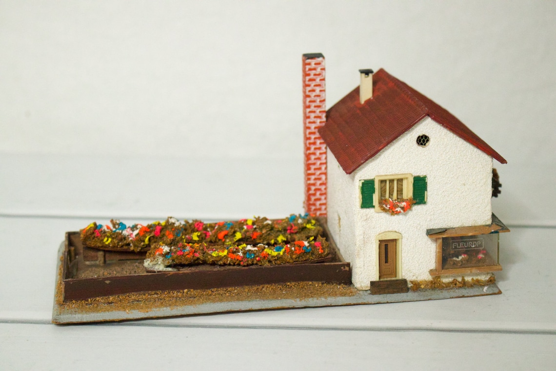 Vintage Faller Germany Model House Florist Shop AS IS - Etsy