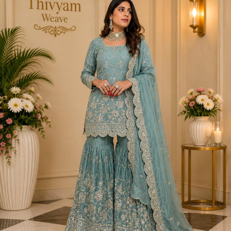 Sharara Haldi - Etsy