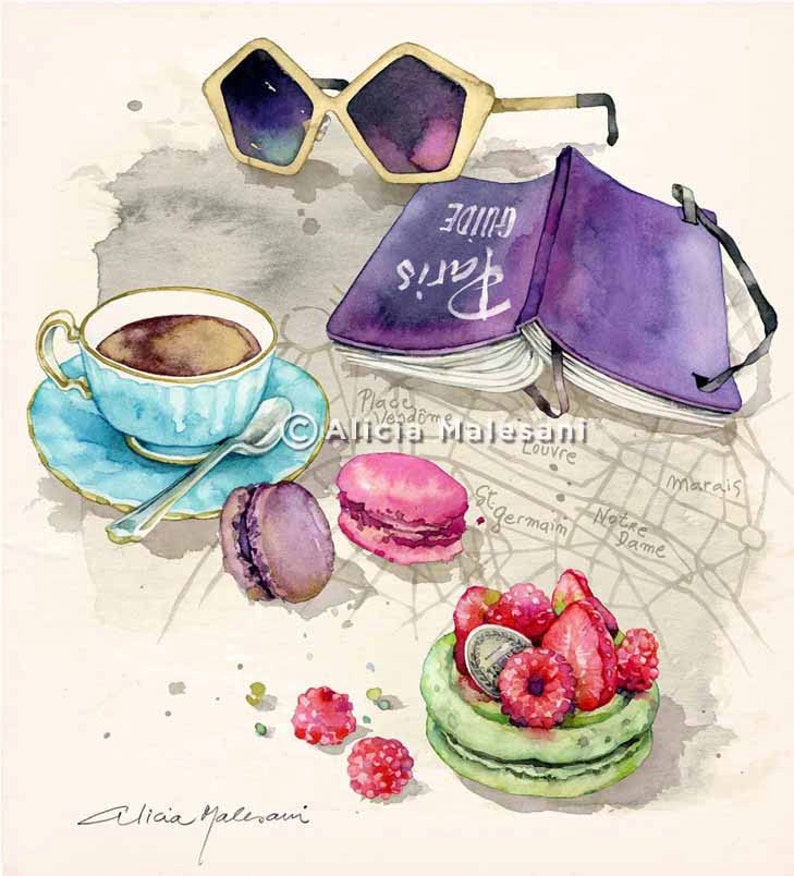 Tea Time - A4 - GICLEE Fine Art Print. 8x11,5 Inches - Etsy