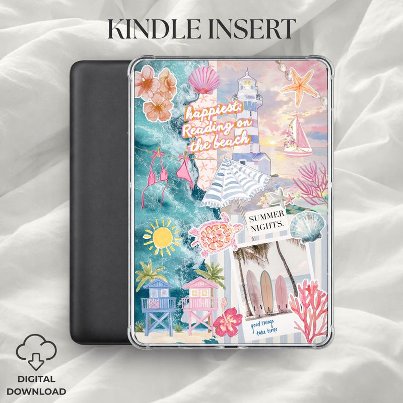 Summer Insert Kindle - Etsy