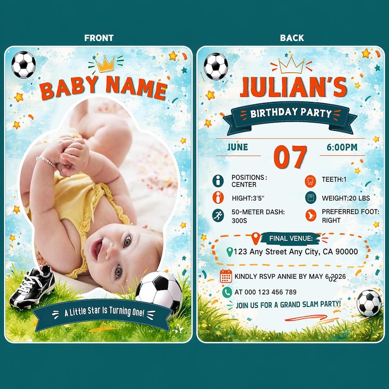 Editable Birthday Invitation Template | Printable Custom Party Invite ...
