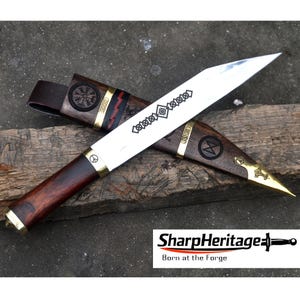 Norse Long Seax Hand Forged - Etsy