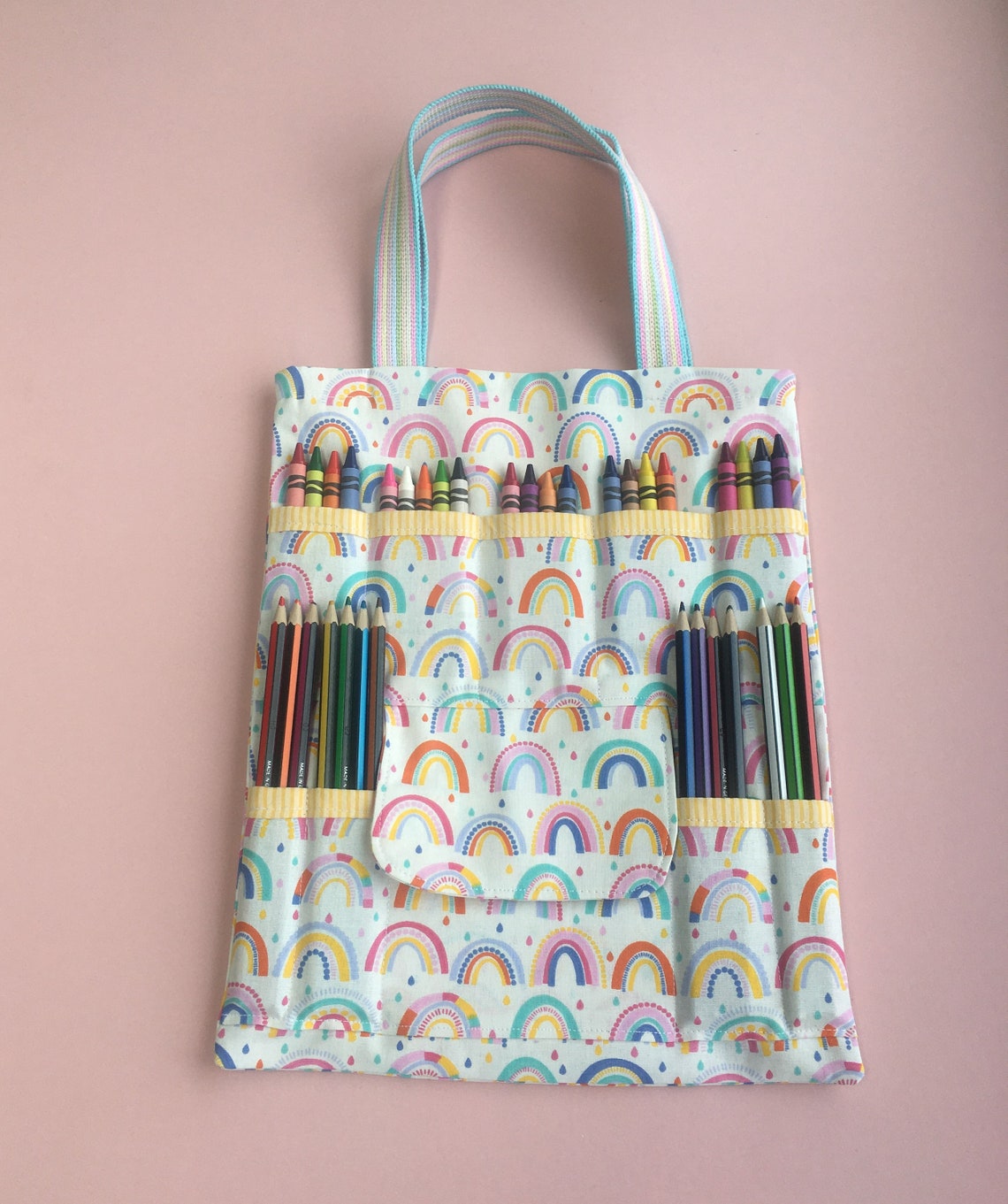 Art Tote Bag Crayon Bag PDF Sewing Pattern - Etsy