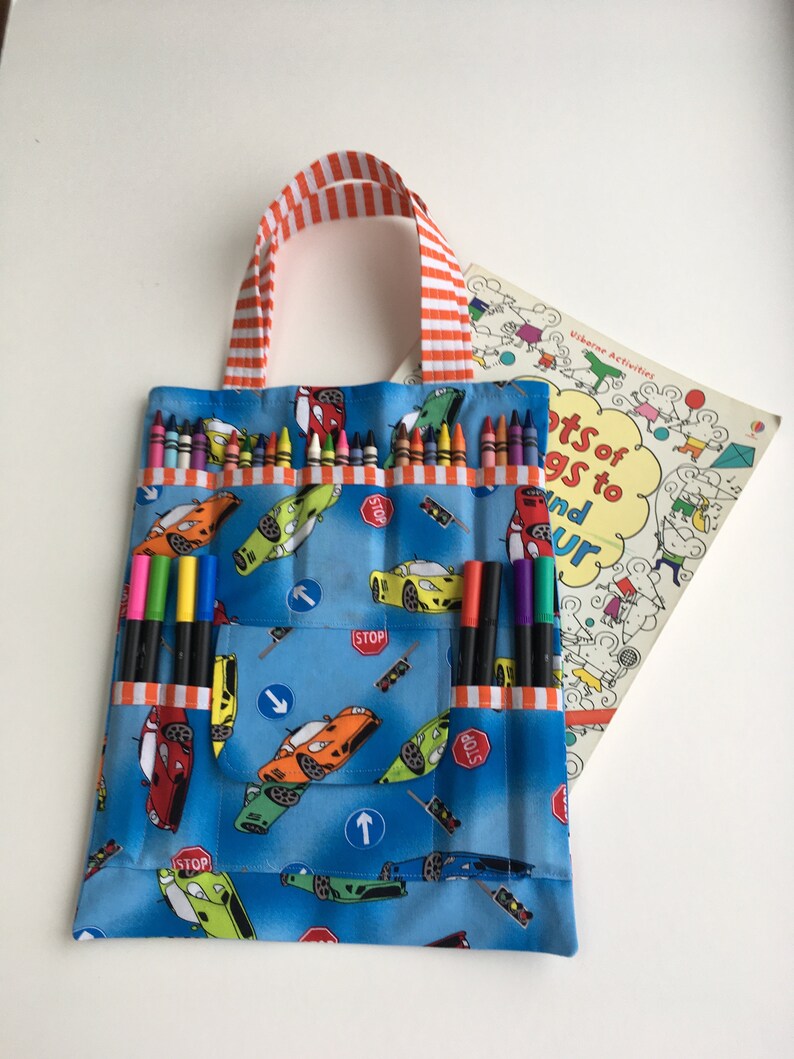 Art Tote Bag Crayon Bag PDF Sewing Pattern - Etsy