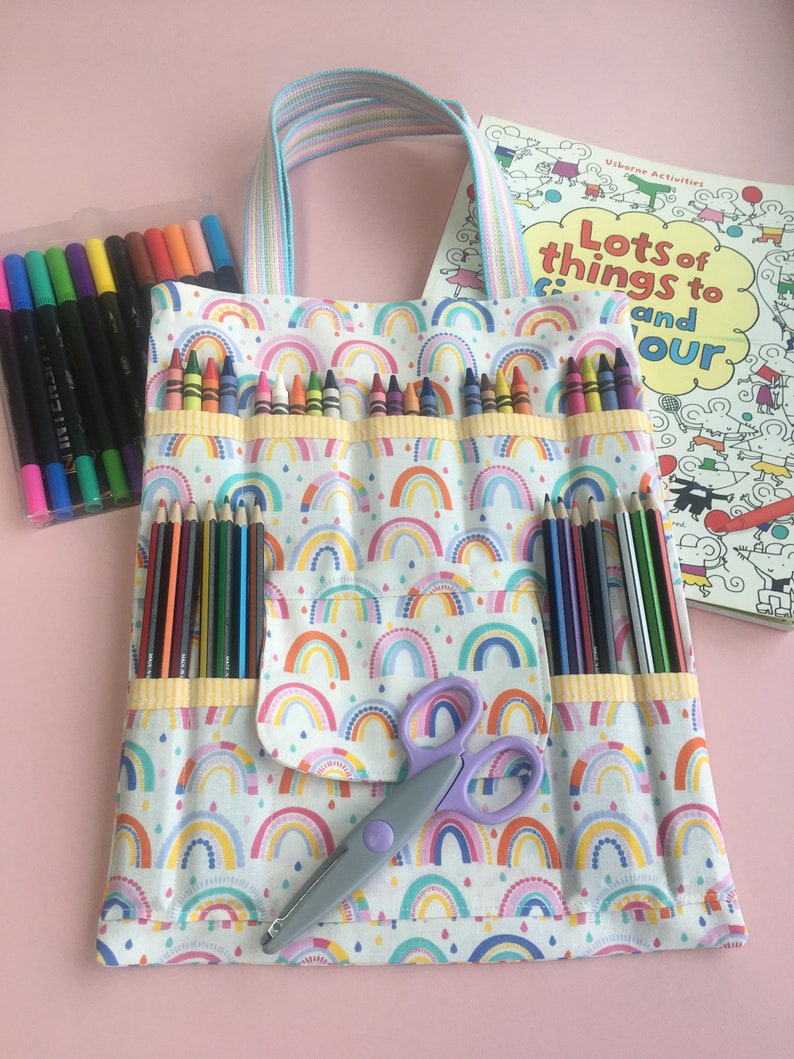 Art Tote Bag Crayon Bag PDF Sewing Pattern - Etsy