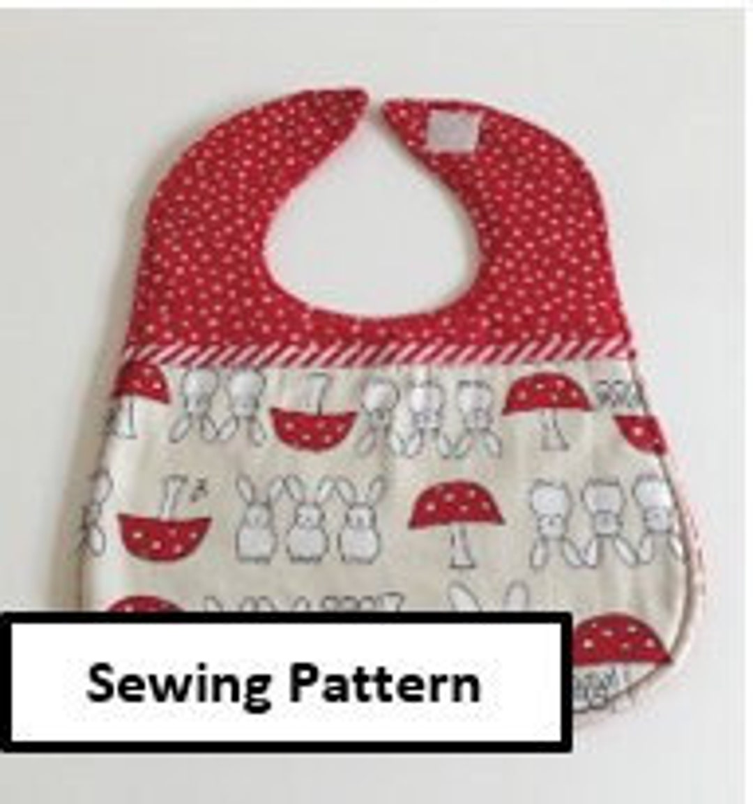 Baby Bib PDF Sewing PATTERN Downloadable 0-12mths - Etsy