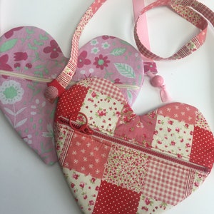 Heart Purse Bag PDF Beginner Sewing Pattern - Etsy