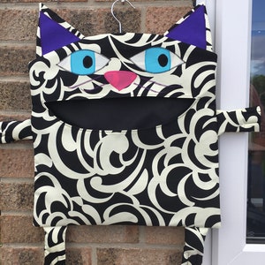 Peg Bag Crazy Cat PDF Sewing Pattern Downloadable - Etsy