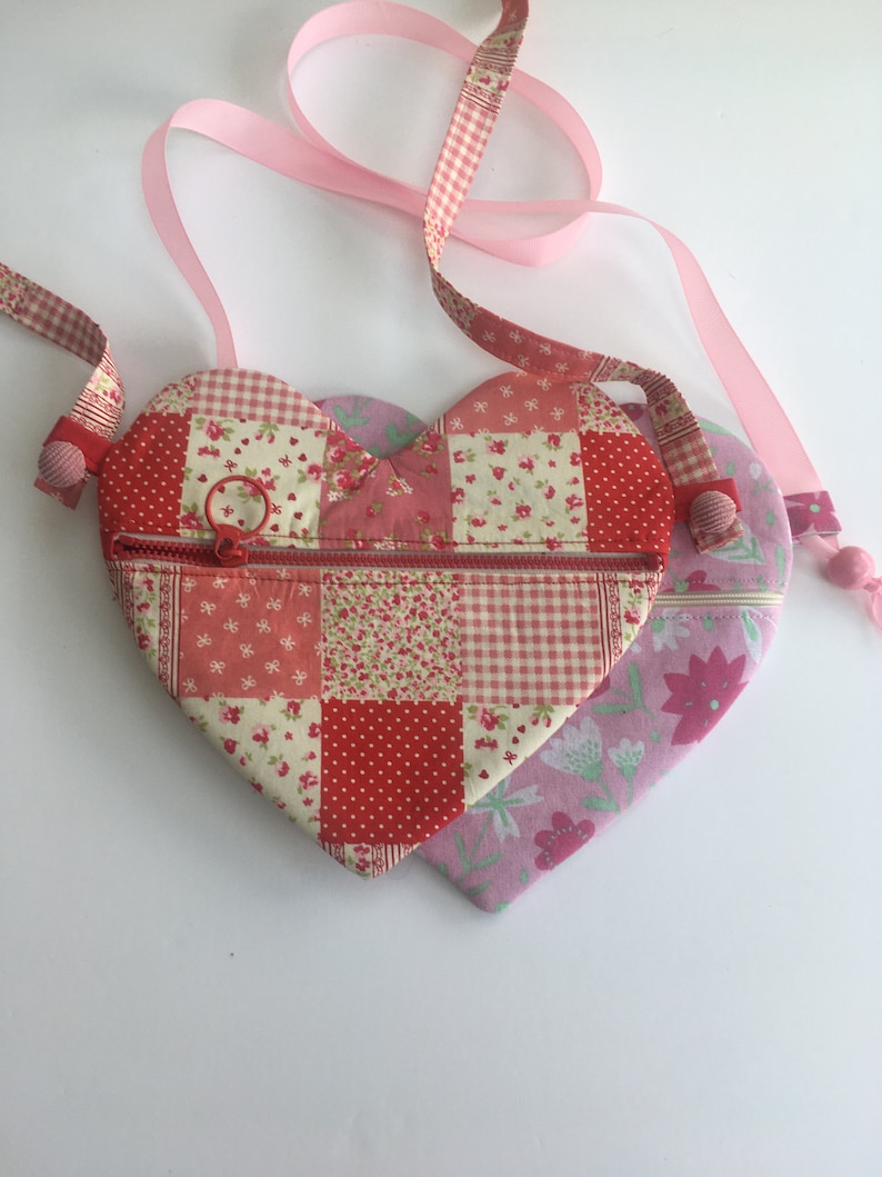 Heart Purse Bag PDF Beginner Sewing Pattern - Etsy