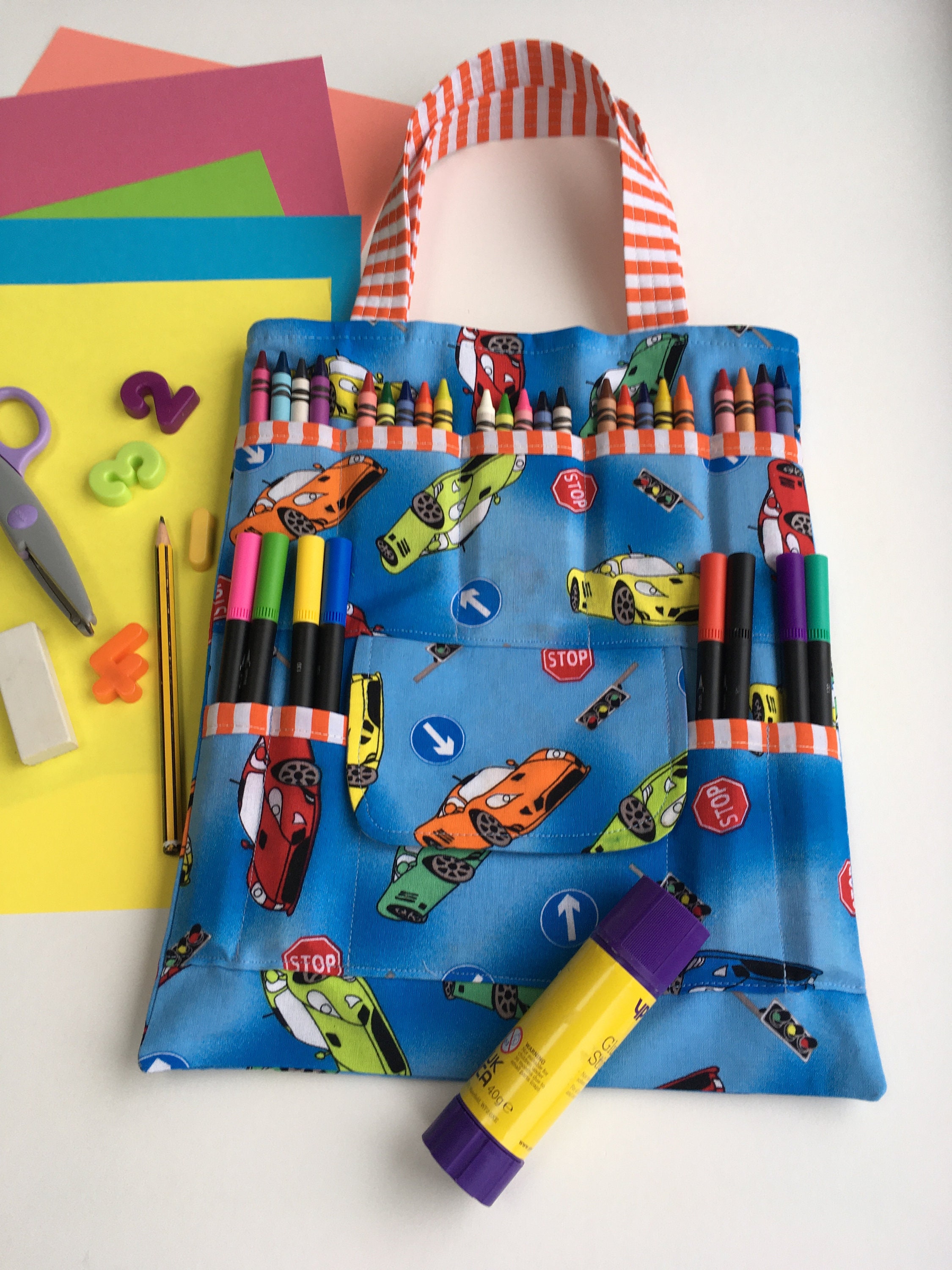 Art Tote Bag Crayon Bag PDF Sewing Pattern - Etsy