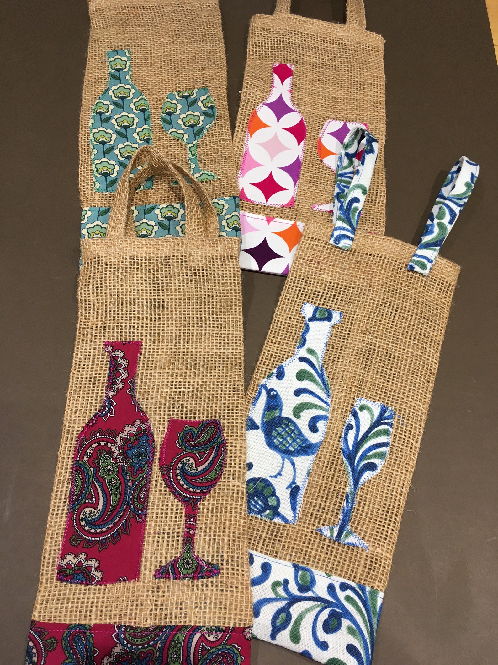 Wine Bag PDF SEWING PATTERN Gift Bag Bottle Bag Easy Sewing - Etsy